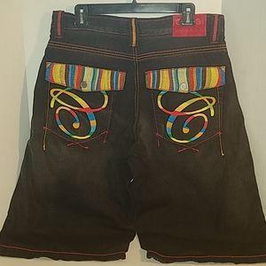 COOGI Shorts | Denim With Colorful Stitching | Poshmark